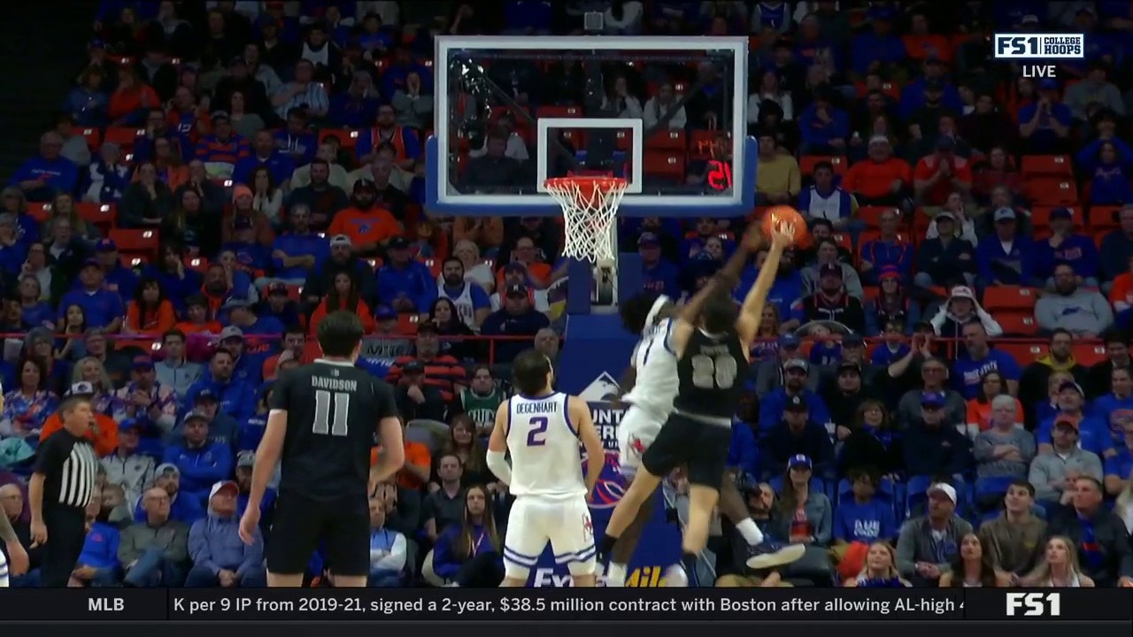 Boise State’s O’Mar Stanley comes up with a big block to prevent Nevada ...