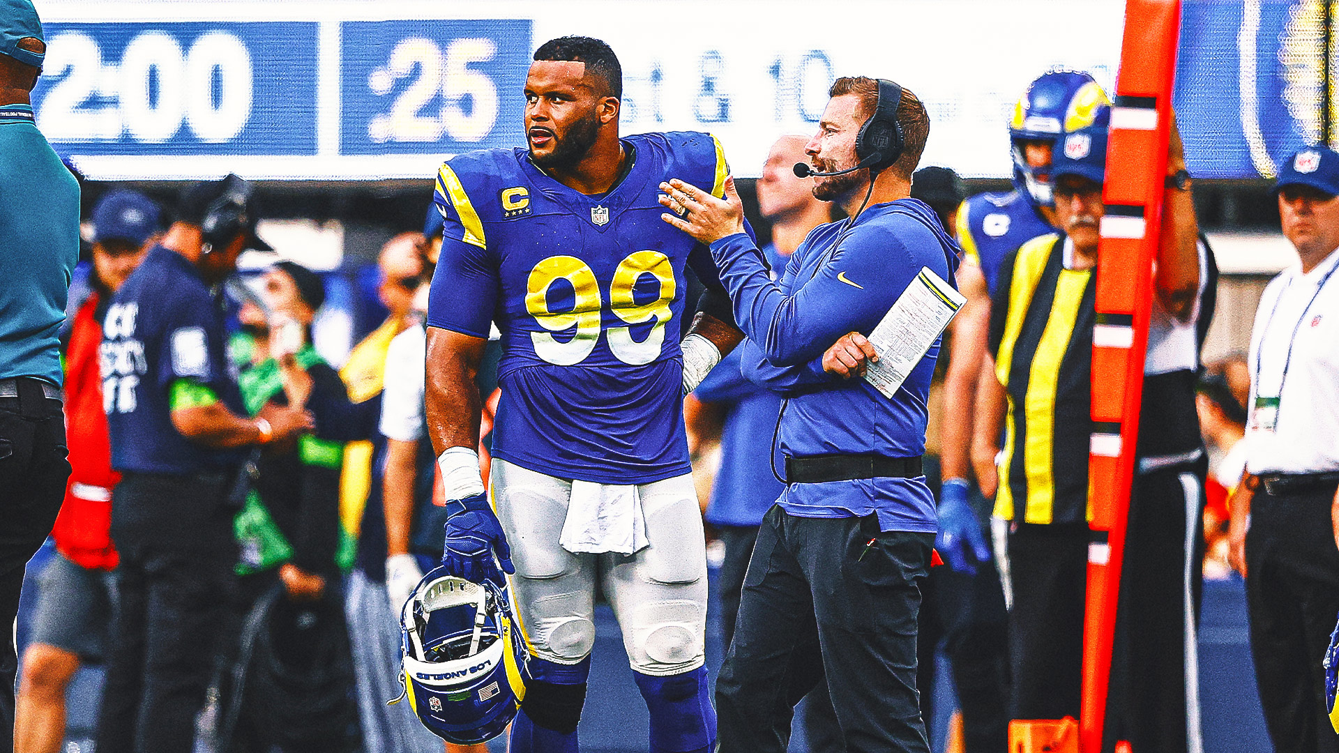 Rams’ head coach Sean McVay reveals he ‘had a sense’ Aaron Donald was ...