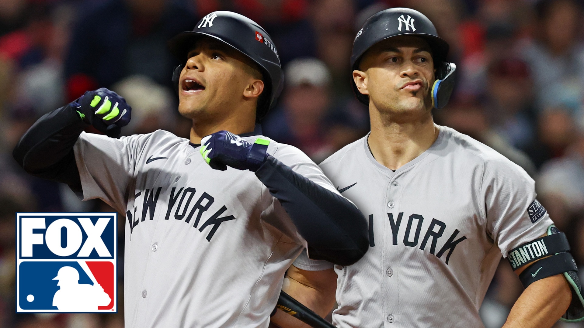 Juan Soto & Giancarlo Stanton both launch homers in Yankees win over Guardians in ALCS Game 4 ...