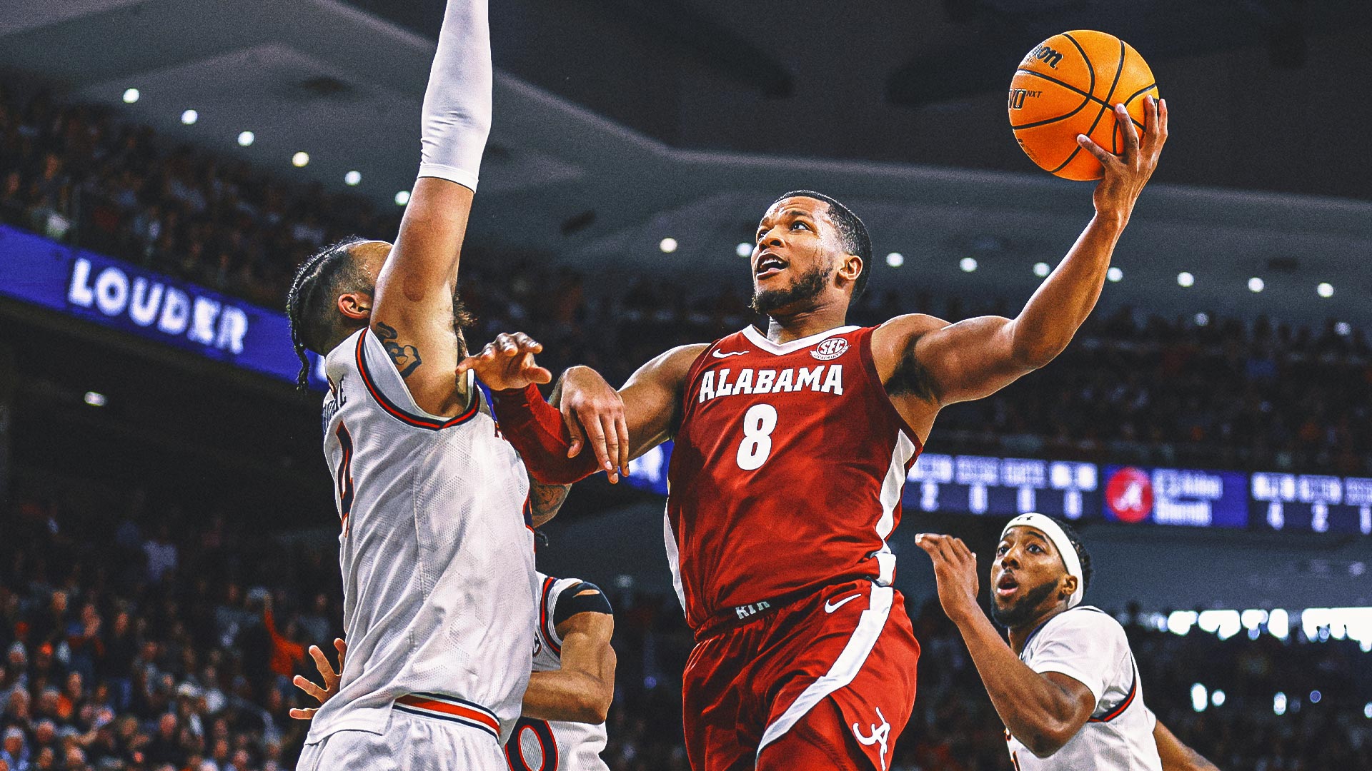 Mark Sears’ floater at OT buzzer sends No. 7 Alabama past No. 1 Auburn ...