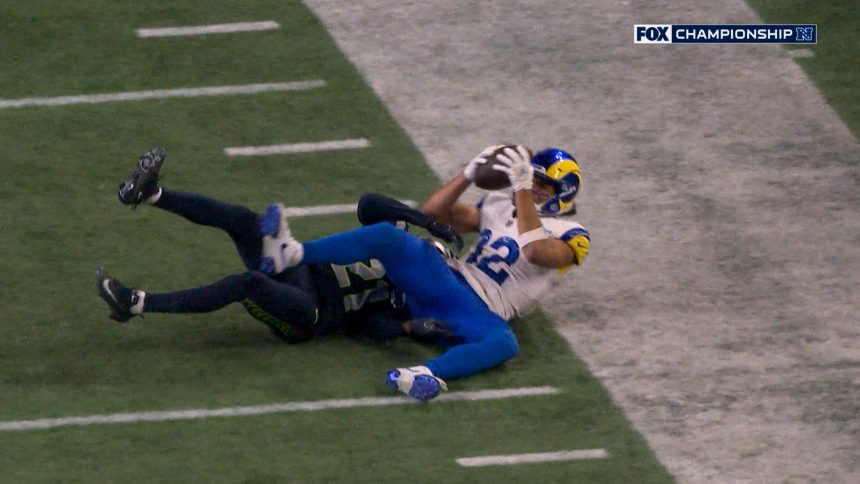 Puka Nacua is ruled down on Rams’ final play, Seahawks win NFC ...